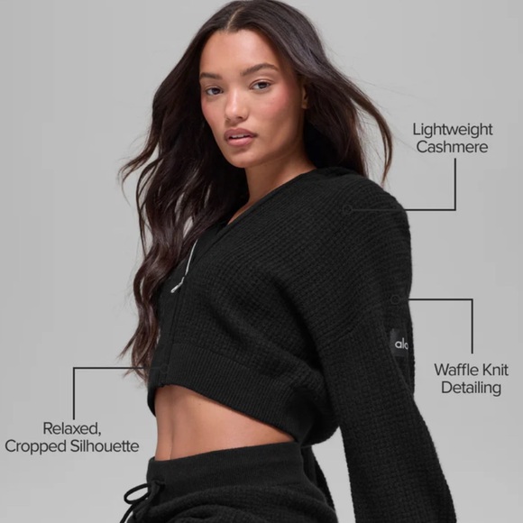 ALO Yoga | Sweaters | Alo Yoga Black Cashmere Size M | Poshmark